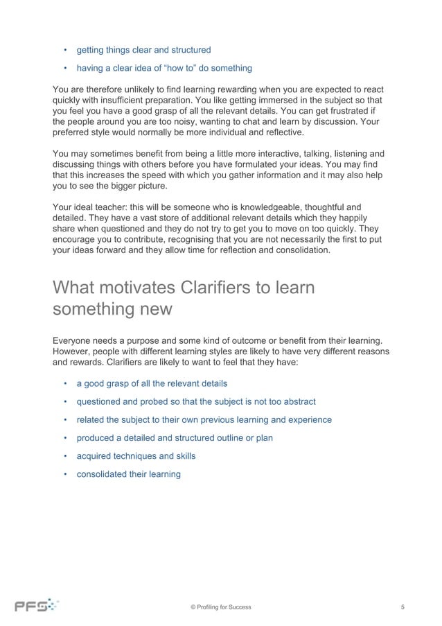 Zhenzhen_Zhang_The Learning Styles Indicator_Feedback Report | PDF | Educational Assessment ...