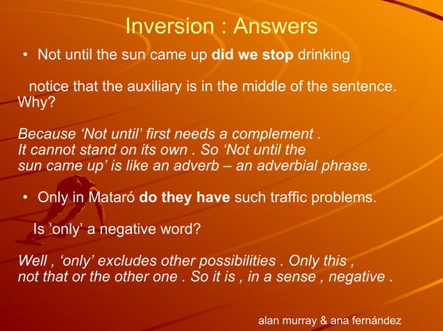 Inversion | PPT