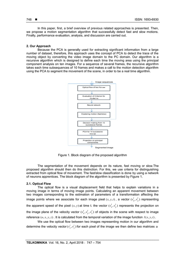 Motion Detection And Clustering Using Pca And Nn In Color Image Sequence Pdf 6729