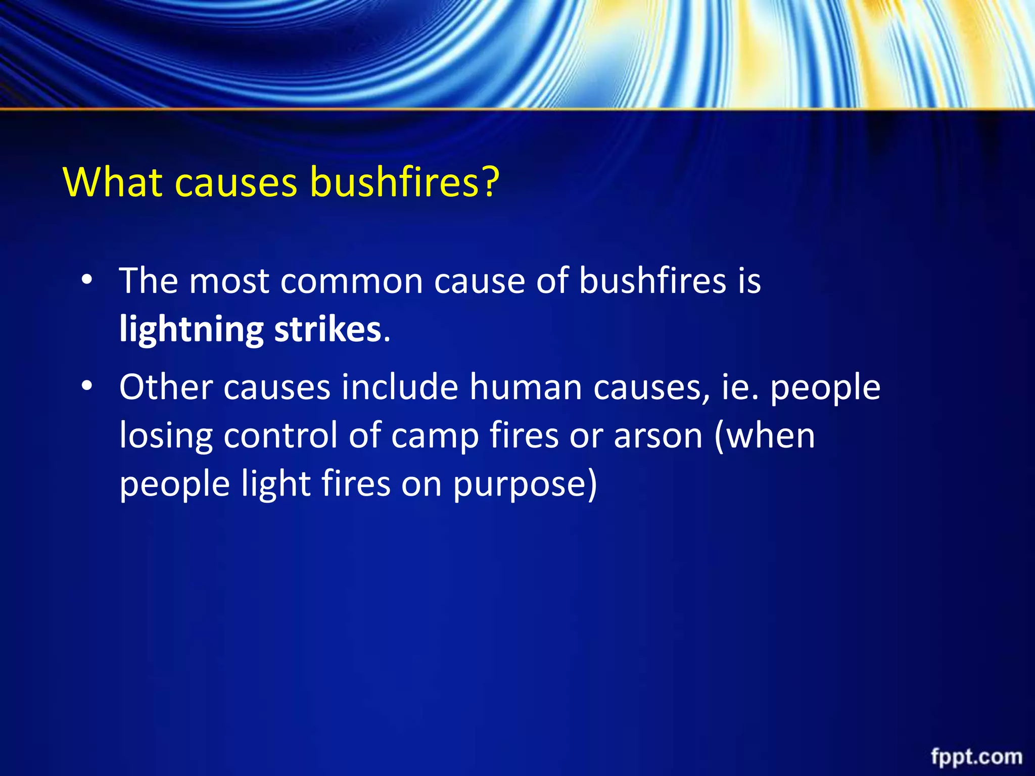 Bushfires in Australia | PPT