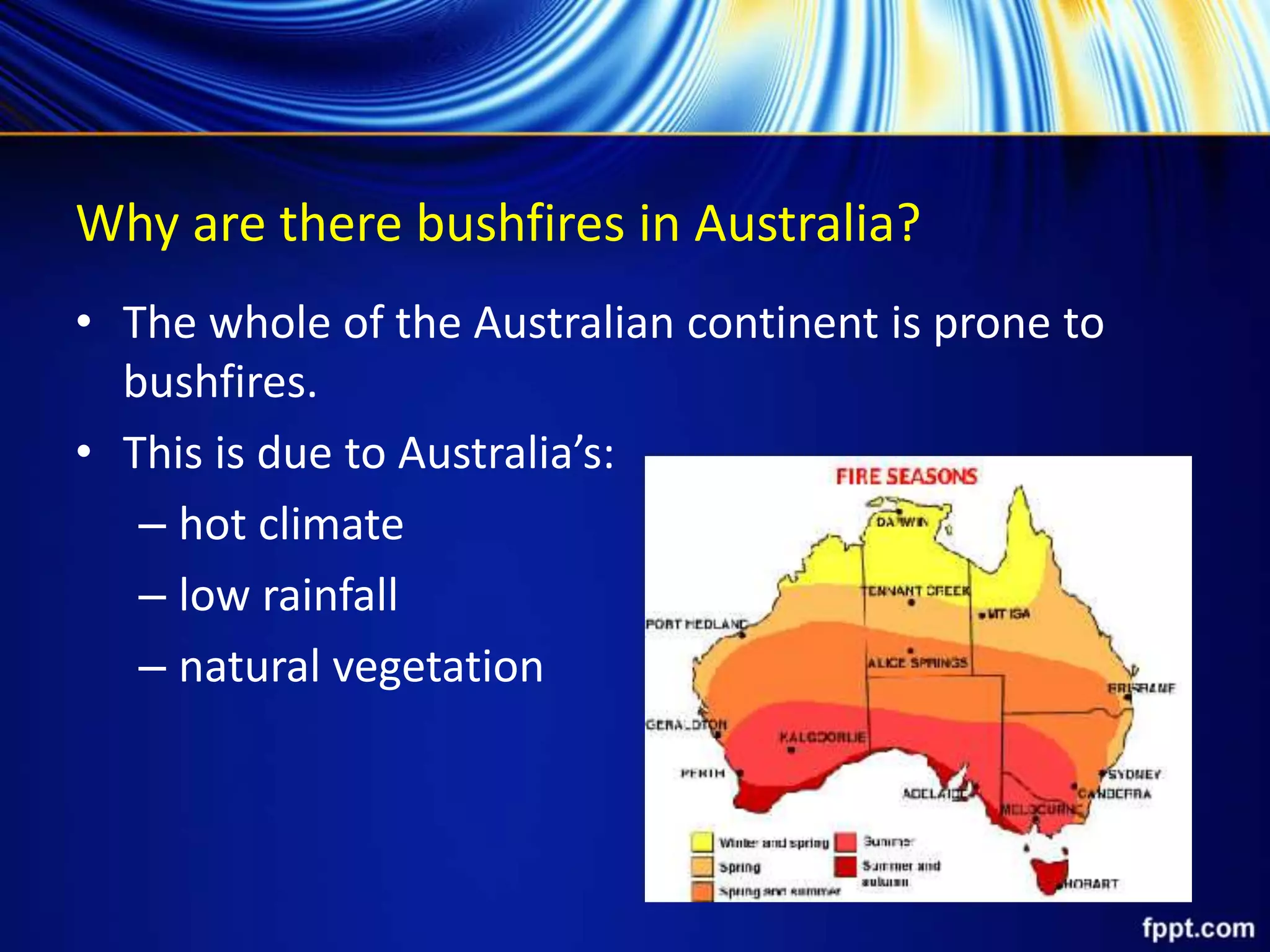 Bushfires in Australia | PPT