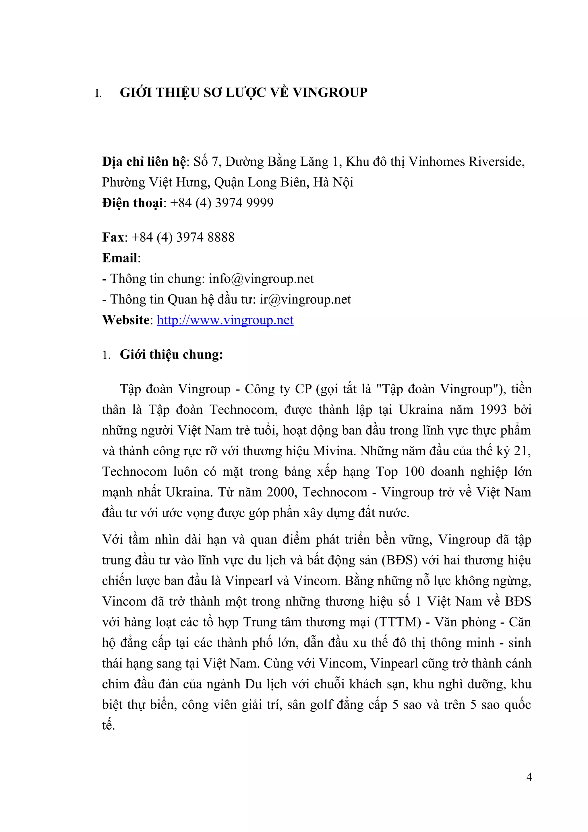 Văn Hóa Doanh Nghiệp Tập Đoàn Vingroup | PDF