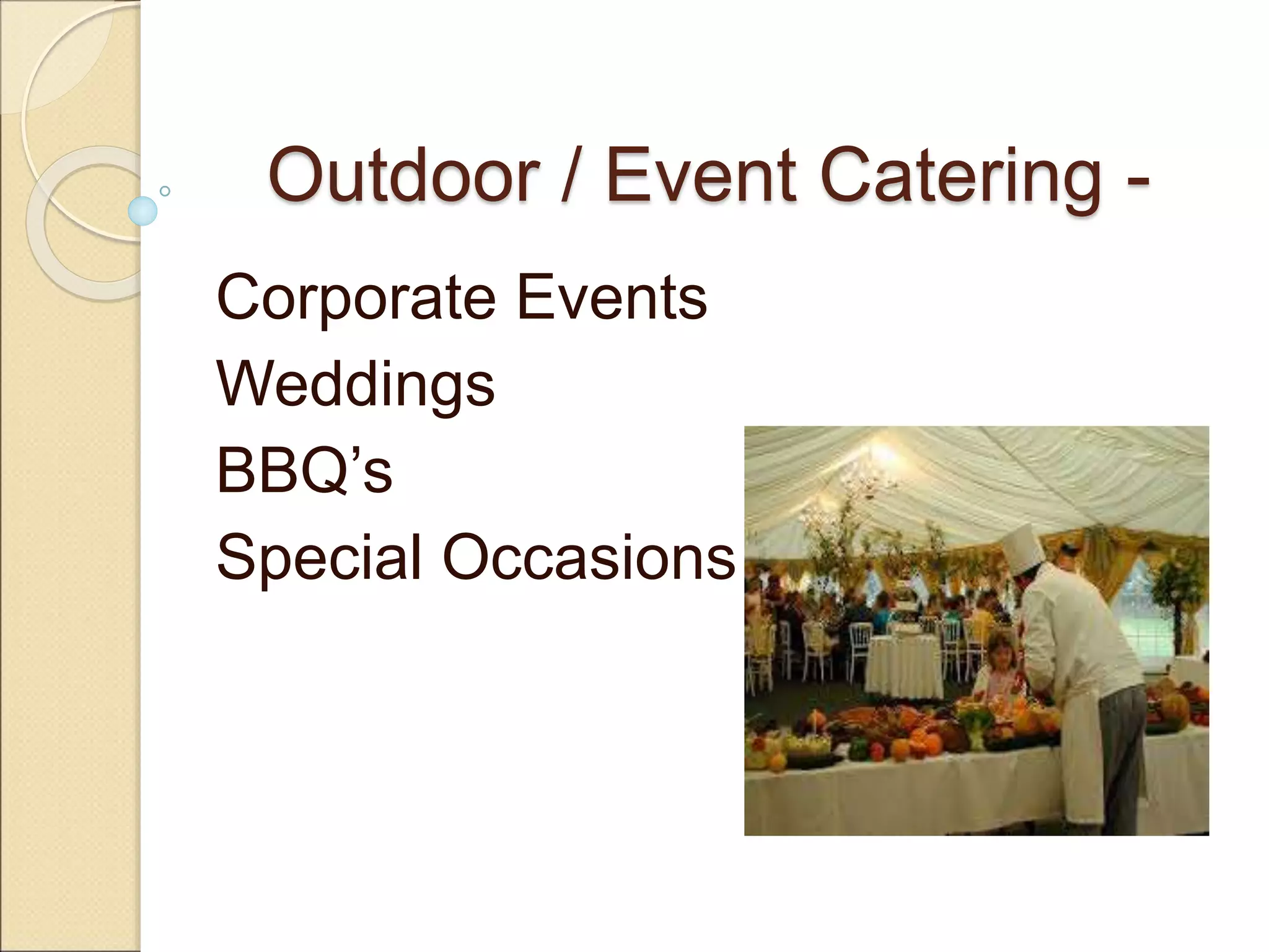 Classification of catering | PPT