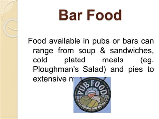 Classification of catering | PPT