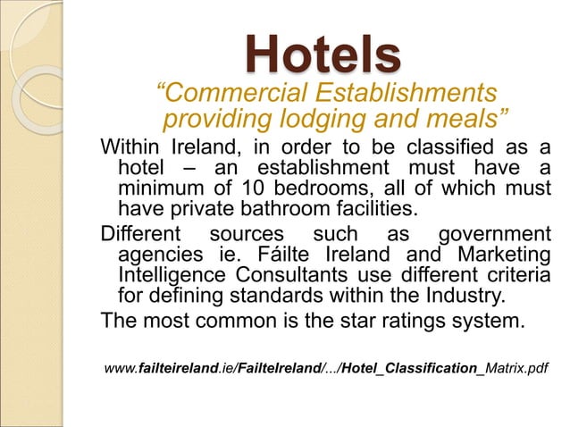 Classification of catering | PPT | Bars & Restaurants | Attractions