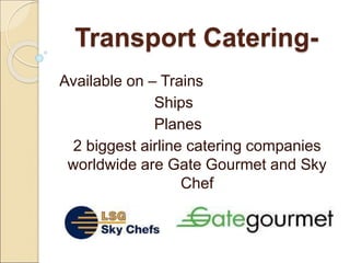 Classification of catering | PPT