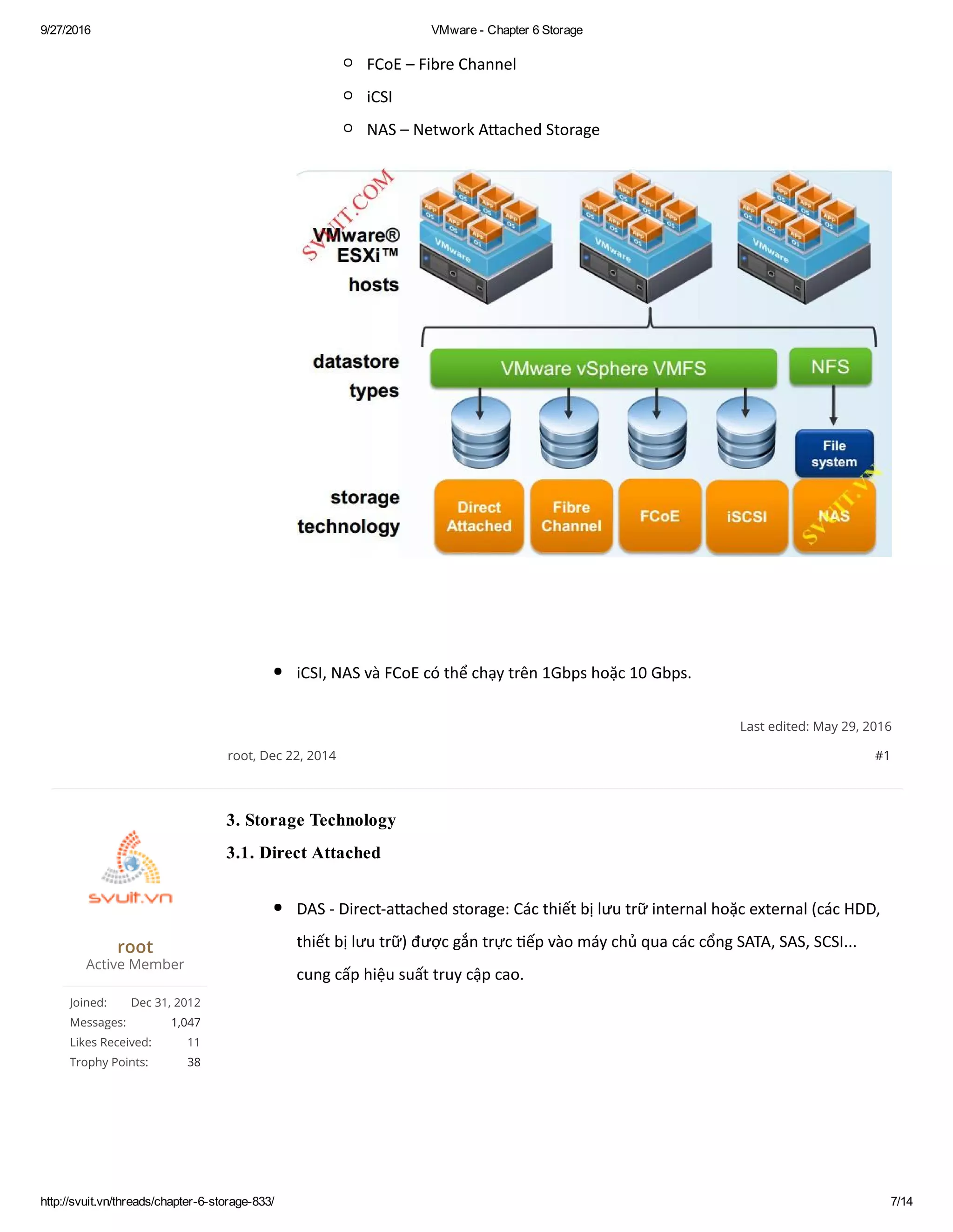 vmware-chapter-6-storage | PDF