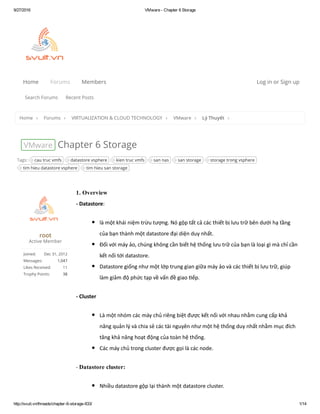 vmware-chapter-6-storage | PDF