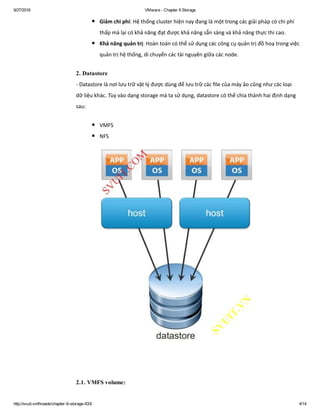 vmware-chapter-6-storage | PDF