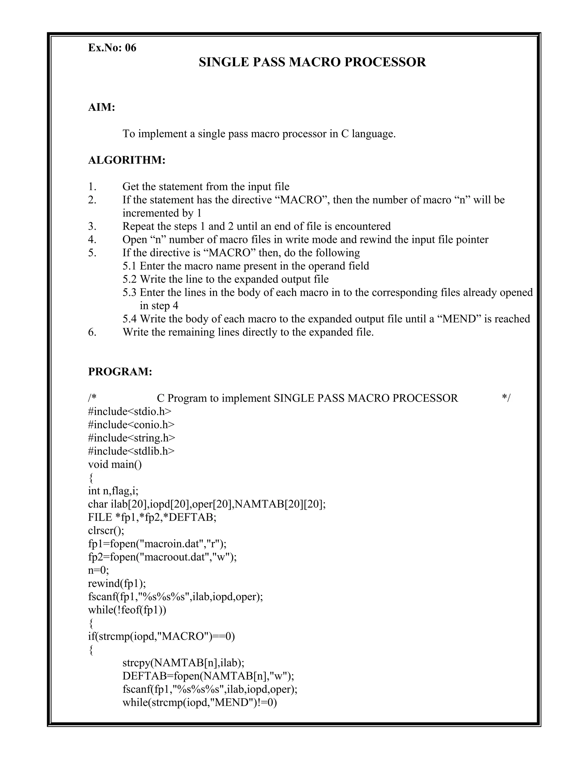 35787646 system-software-lab-manual | DOC