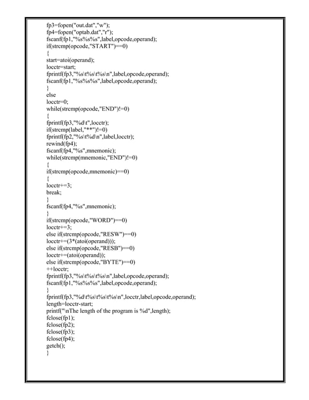 35787646 system-software-lab-manual | PDF