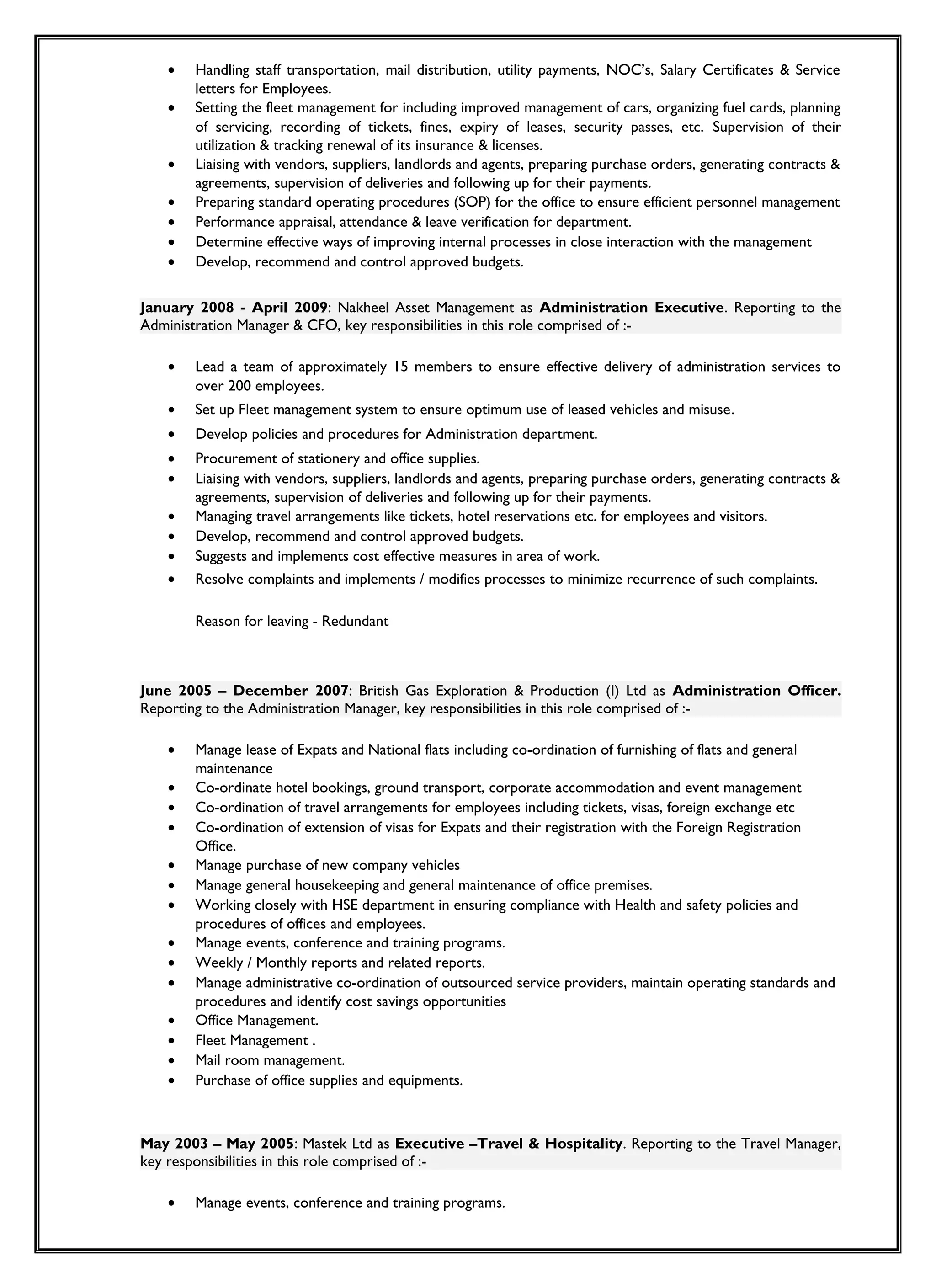 Shamsher_Resume updated1 | DOC | Business Administration | Business