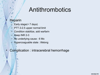 357 Cerebral venous and sinus thrombosis | PPT
