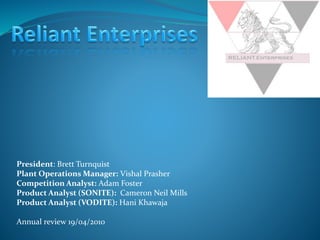 Markstrat annual presentation | PPT