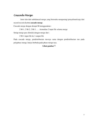 7 sort dan merge | PDF