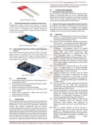 IoT Based Smart Horticulture Monitoring System | PDF