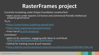 Bring Satellite and Drone Imagery into your Data Science Workflows | PPT