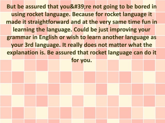 rocket language | PPTX | Programming Languages | Computing