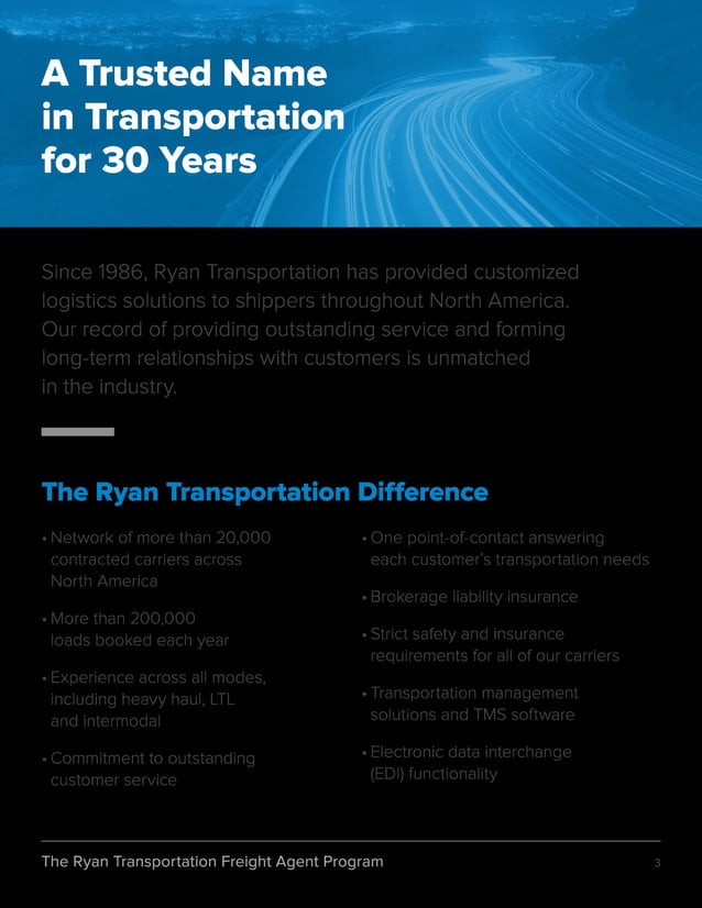 Ryan Trans Agent Program | PDF | Logistics and Transportation Industry ...