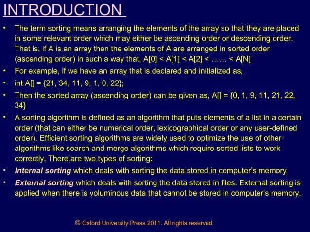 358 33 powerpoint-slides_14-sorting_chapter-14 | PPT