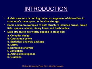 358 33 powerpoint-slides_4-introduction-data-structures_chapter-4 | PPT