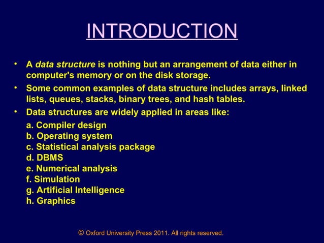 358 33 Powerpoint Slides4 Introduction Data Structureschapter 4 Ppt Programming Languages