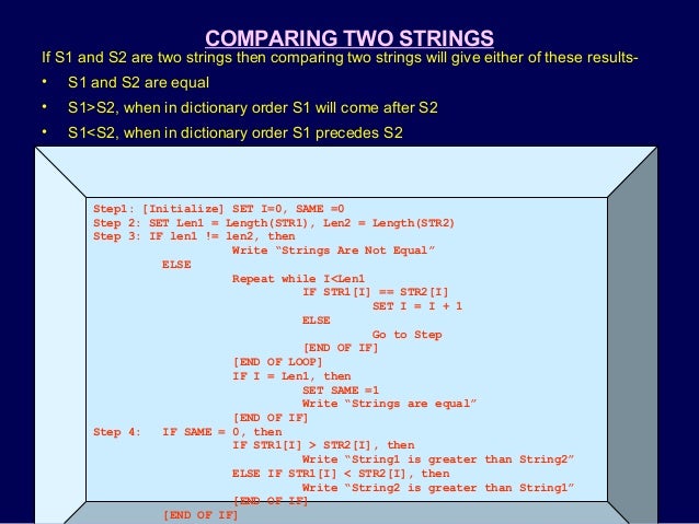 358 33 Powerpoint Slides 6 Strings Chapter 6