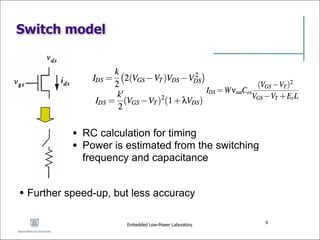 Power estimation in low power vlsi design | PDF
