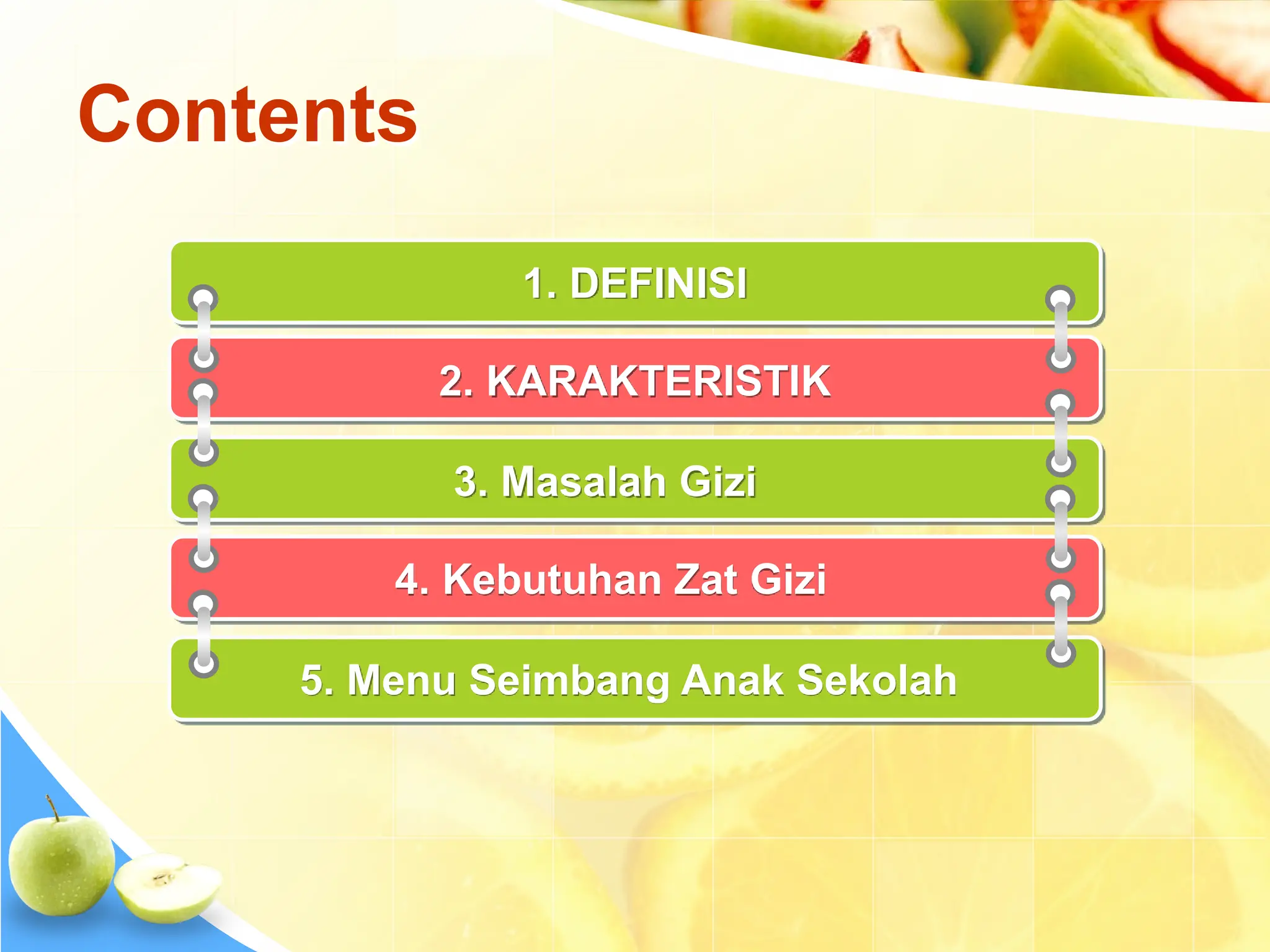 Gizi seimbang anak sekolah, Anak sehat cerdas dan kuat | PPTX