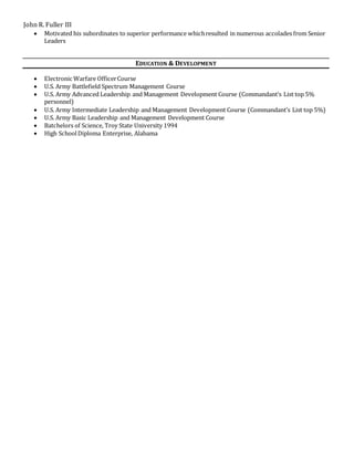Fuller Resume | DOCX