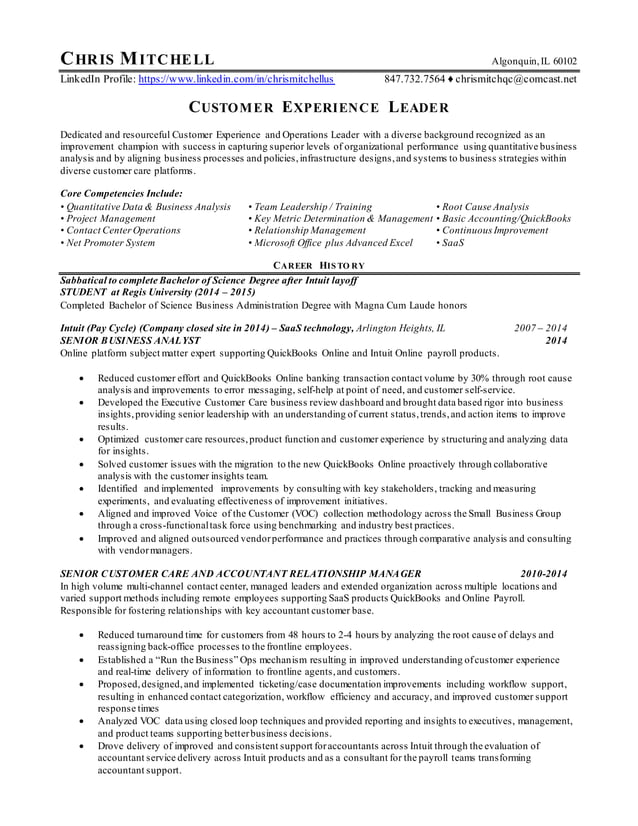 Chris Mitchell Customer Experience Leader_Business Analyst 10.29