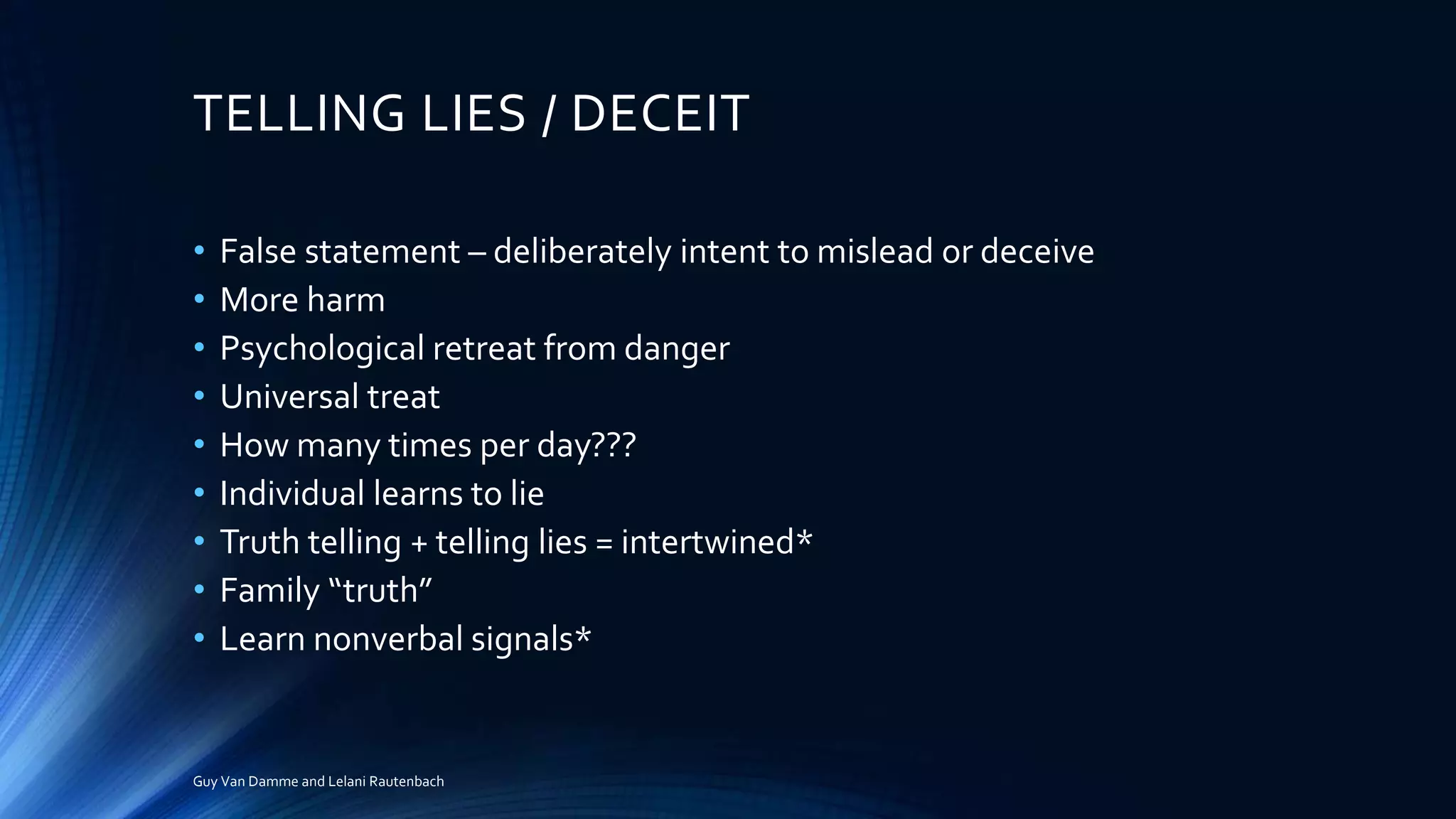 Layered Voice Analysis - lie detector or more | PPTX