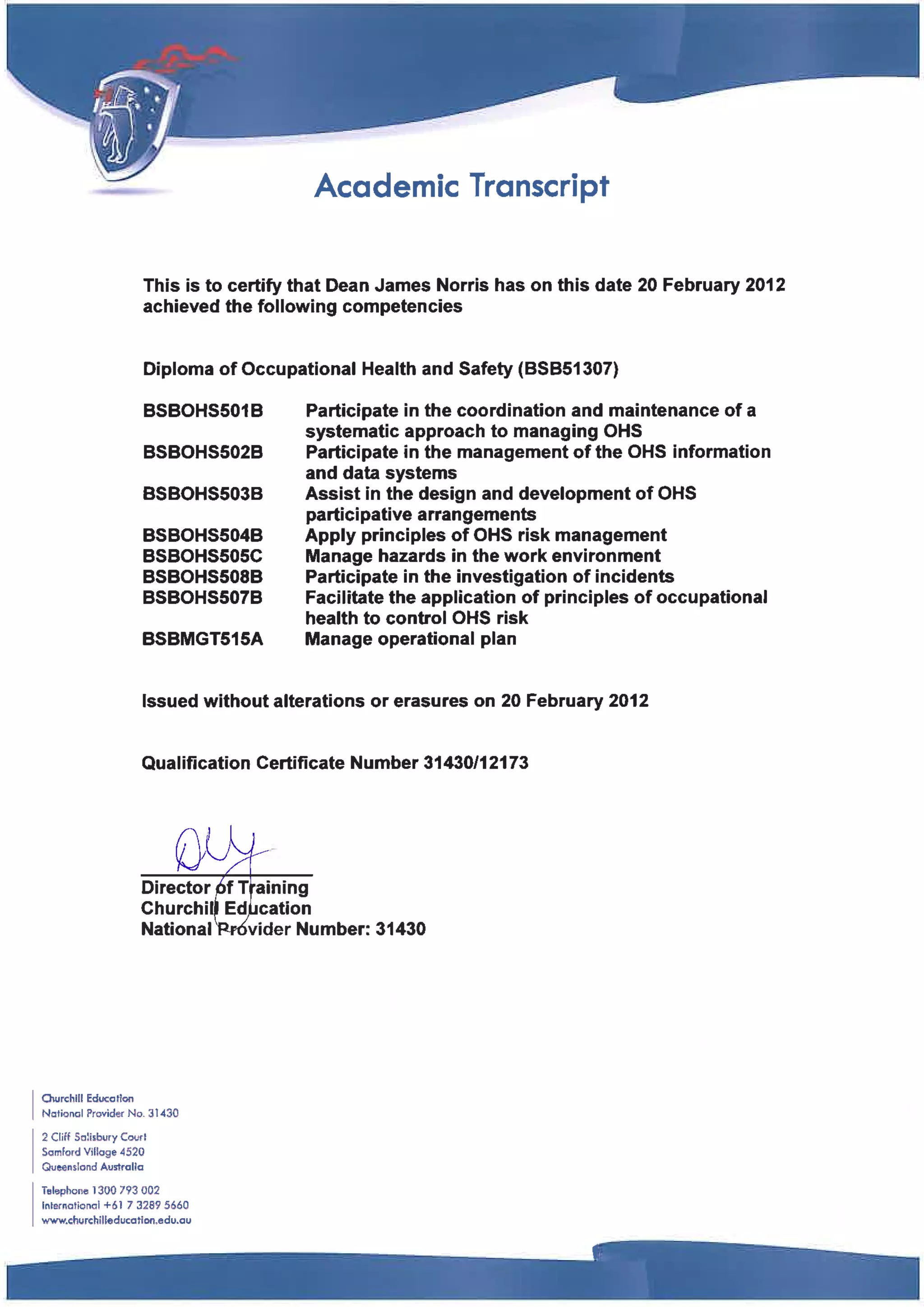 DIPLOMA_OF_OCCUPATIONAL__HEALTH_AND_SAFETY[1] | PDF