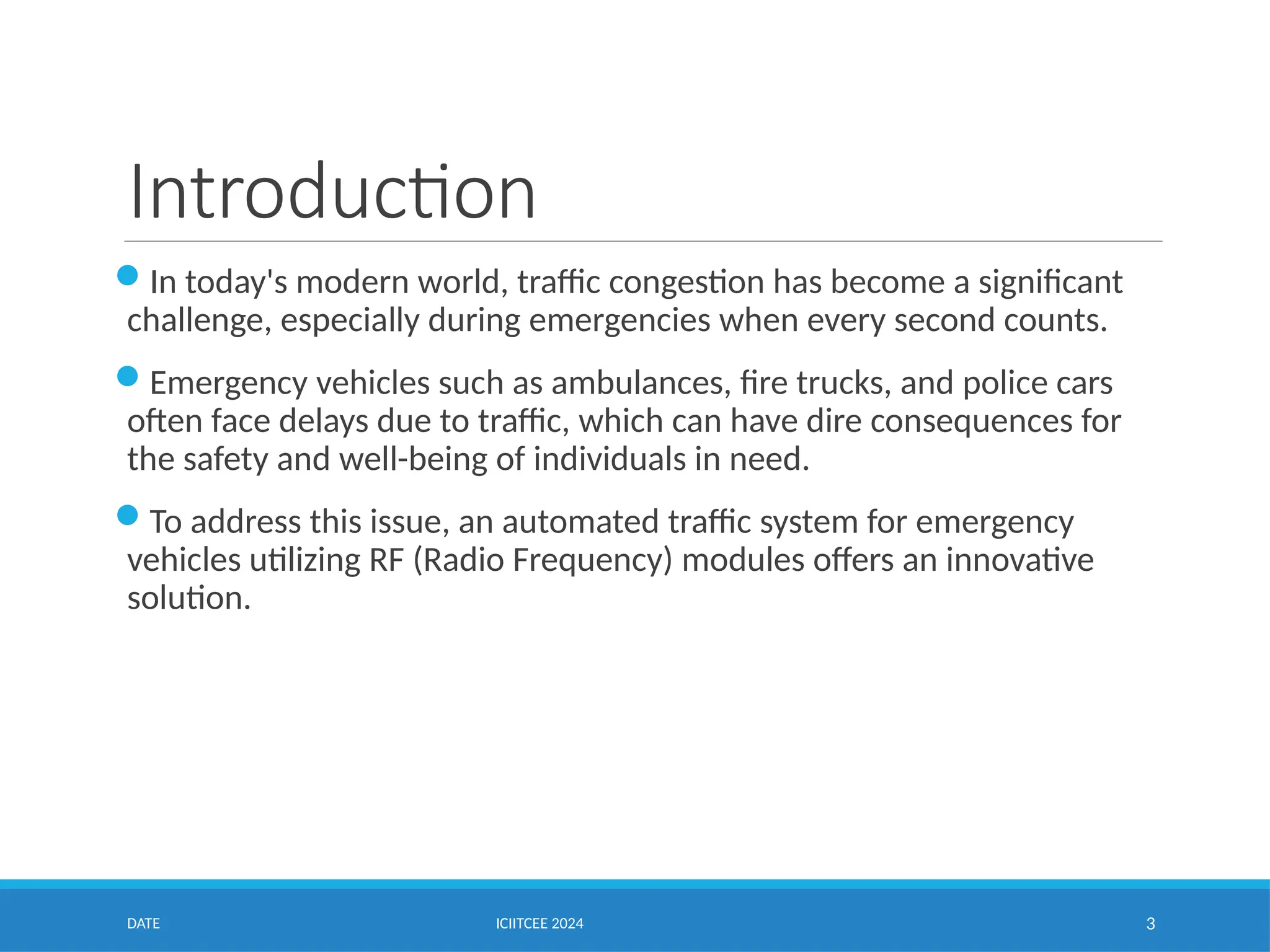Paper presentation on traffic control system | PPT