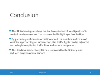 Paper presentation on traffic control system | PPT