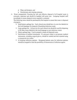 Infection prevention and Control SOP ( Fisseha Eshete) | PDF