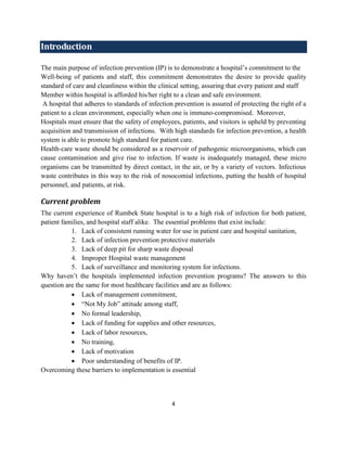 Infection prevention and Control SOP ( Fisseha Eshete) | PDF