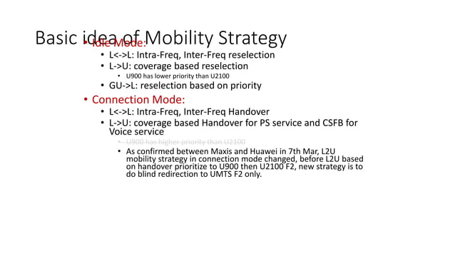 359182077-LTE-Mobility-Strategy.pptx | Smartphones | Consumer Electronics