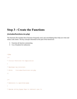Creating a Simple PHP and MySQL-Based Login System | PDF