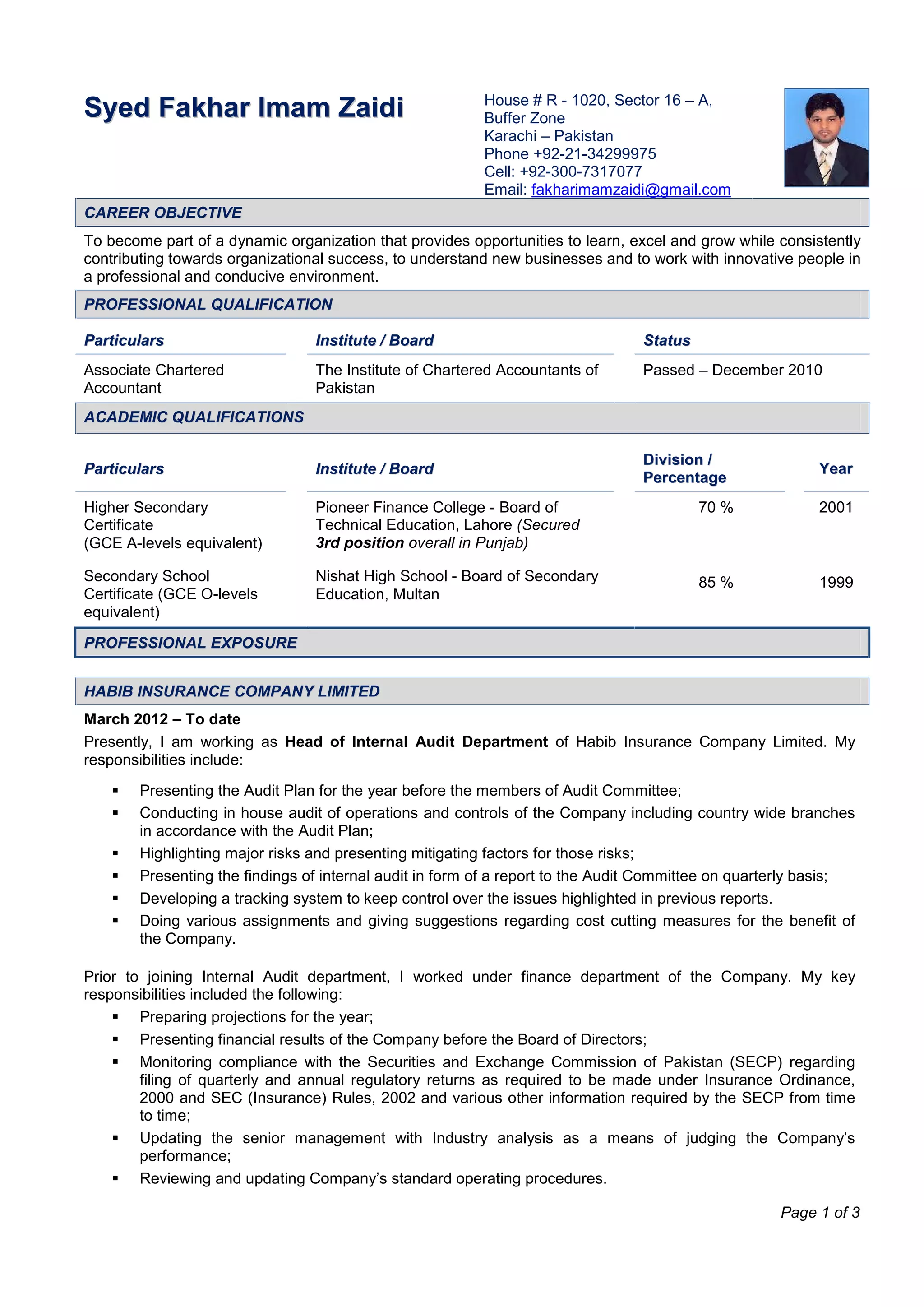 Fakhar Imam - Resume | PDF
