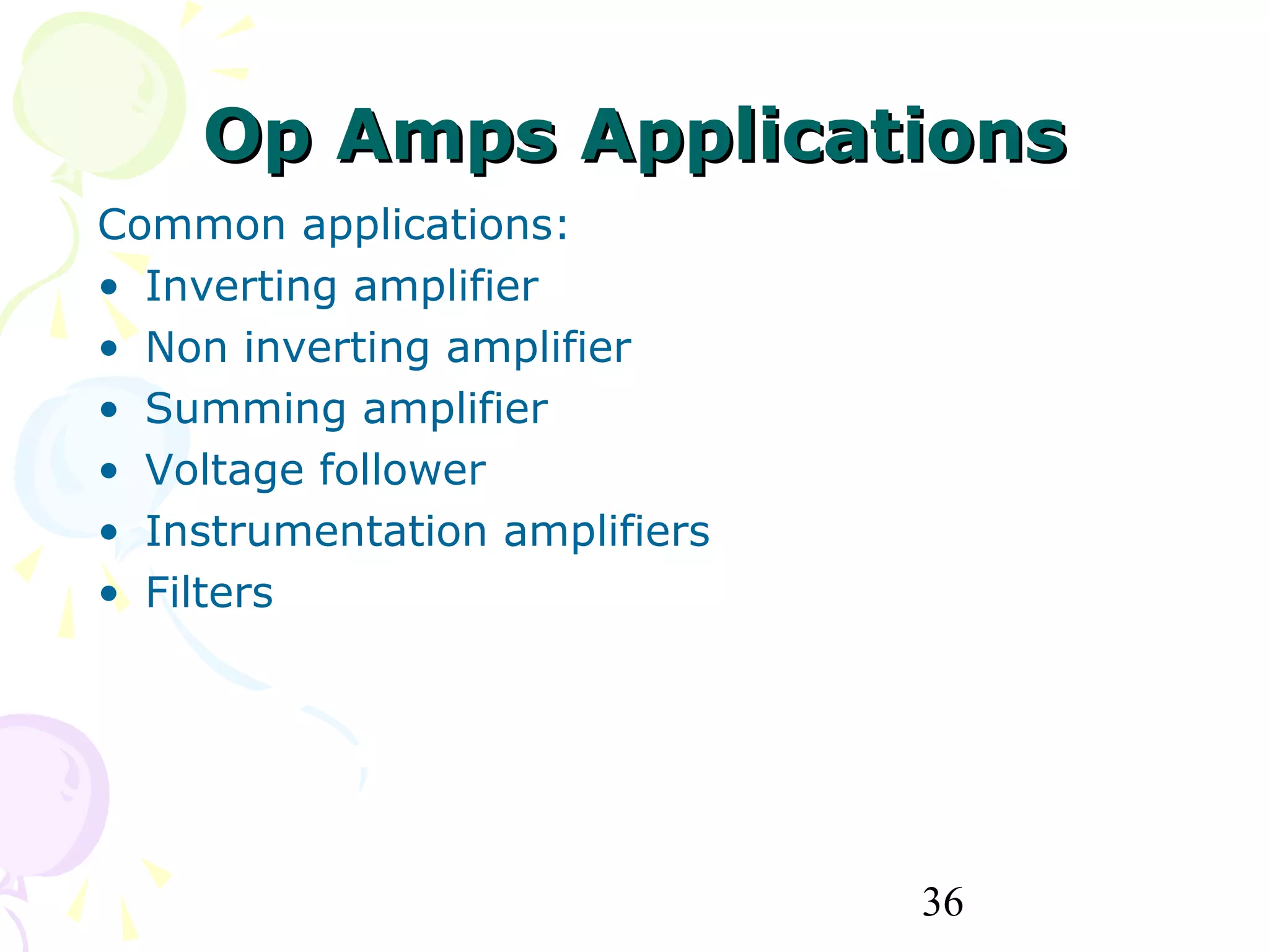 basic-analog-electronics | PPT
