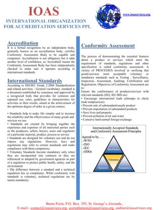 profile- IOAS | PDF | Financial Regulation | Economy