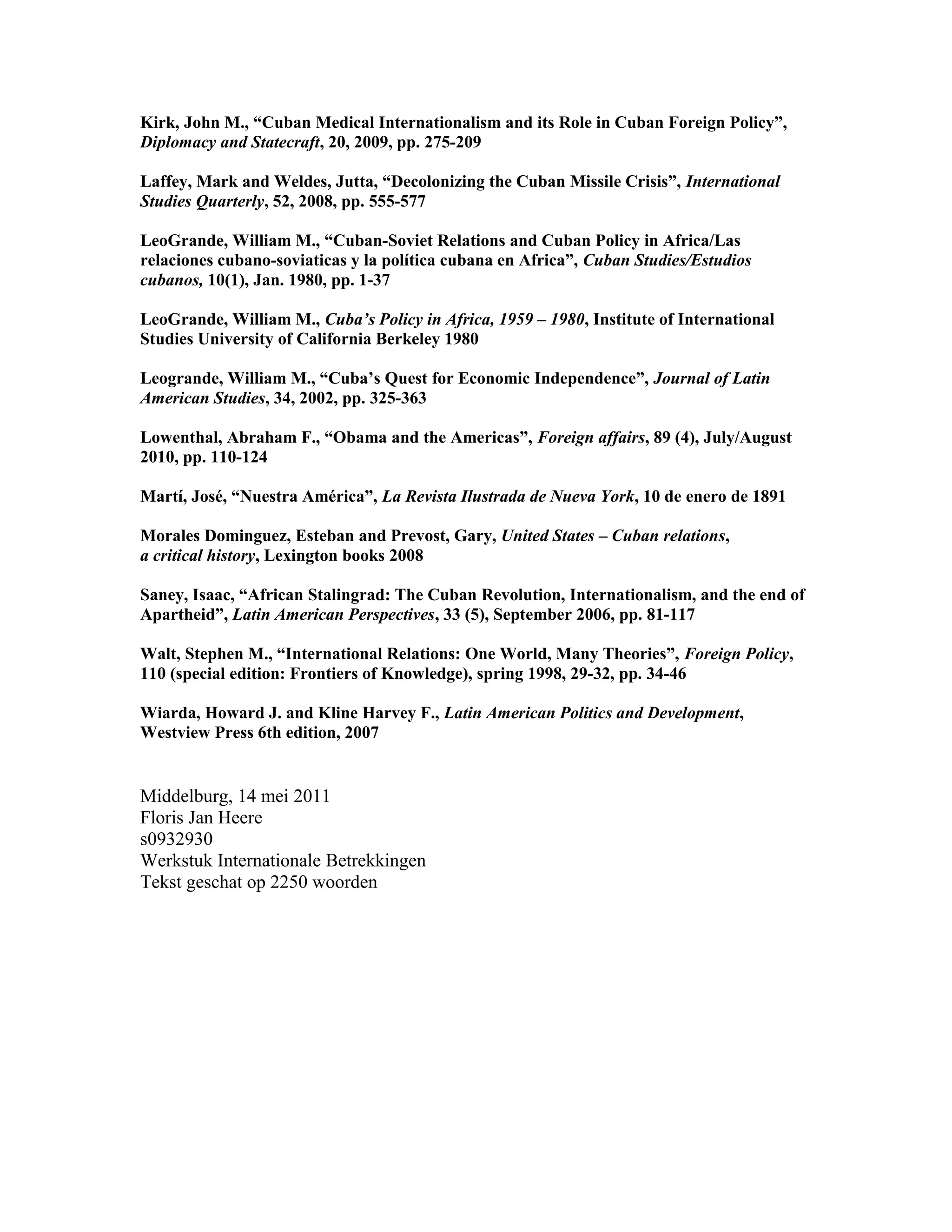 WERKSTUK CUBA DEF | DOC