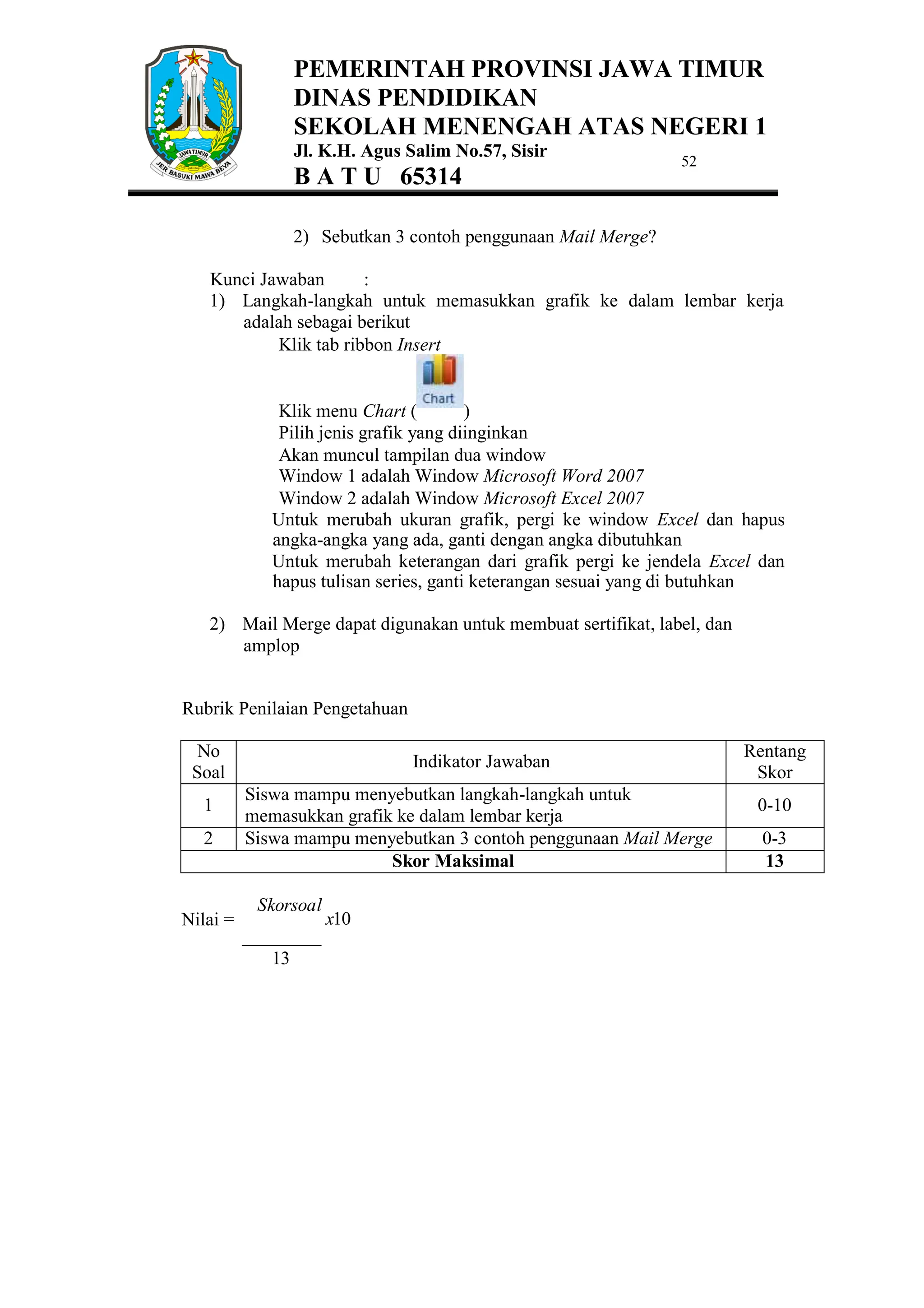 Perangkat belajar TIK untuk anak SMP Kelas 8 | PDF
