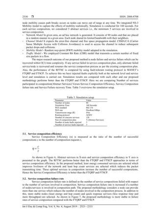 Reliable Fault Tolerance System for Service Composition in Mobile Ad Hoc Network | PDF