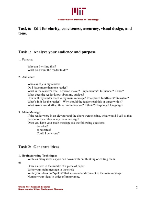 MIT Decision Memorandum Guide | PDF