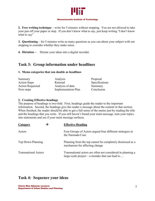 MIT Decision Memorandum Guide | PDF