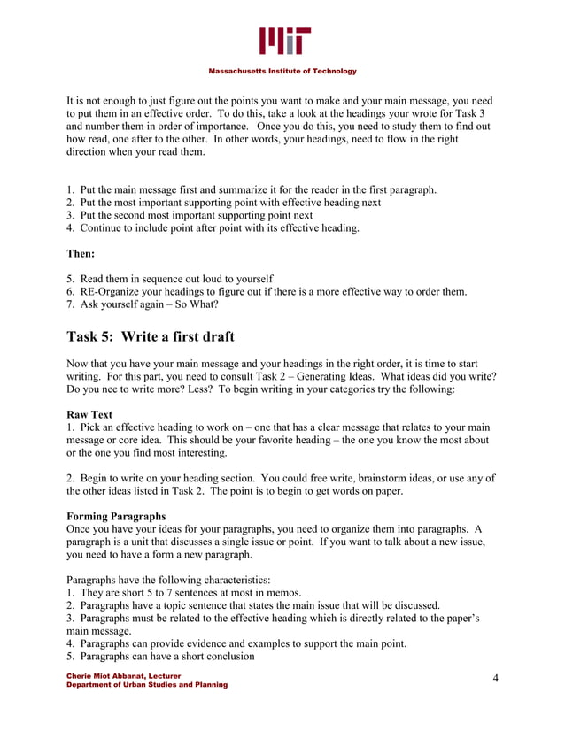 MIT Decision Memorandum Guide | PDF
