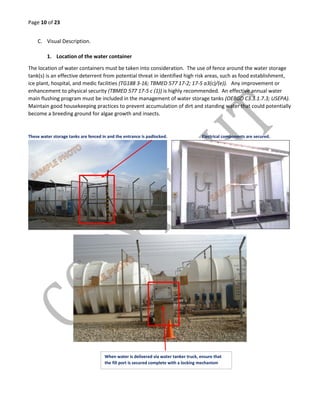 FWSVA Series_Referenced Handbook Water Storage Container Inspection ...