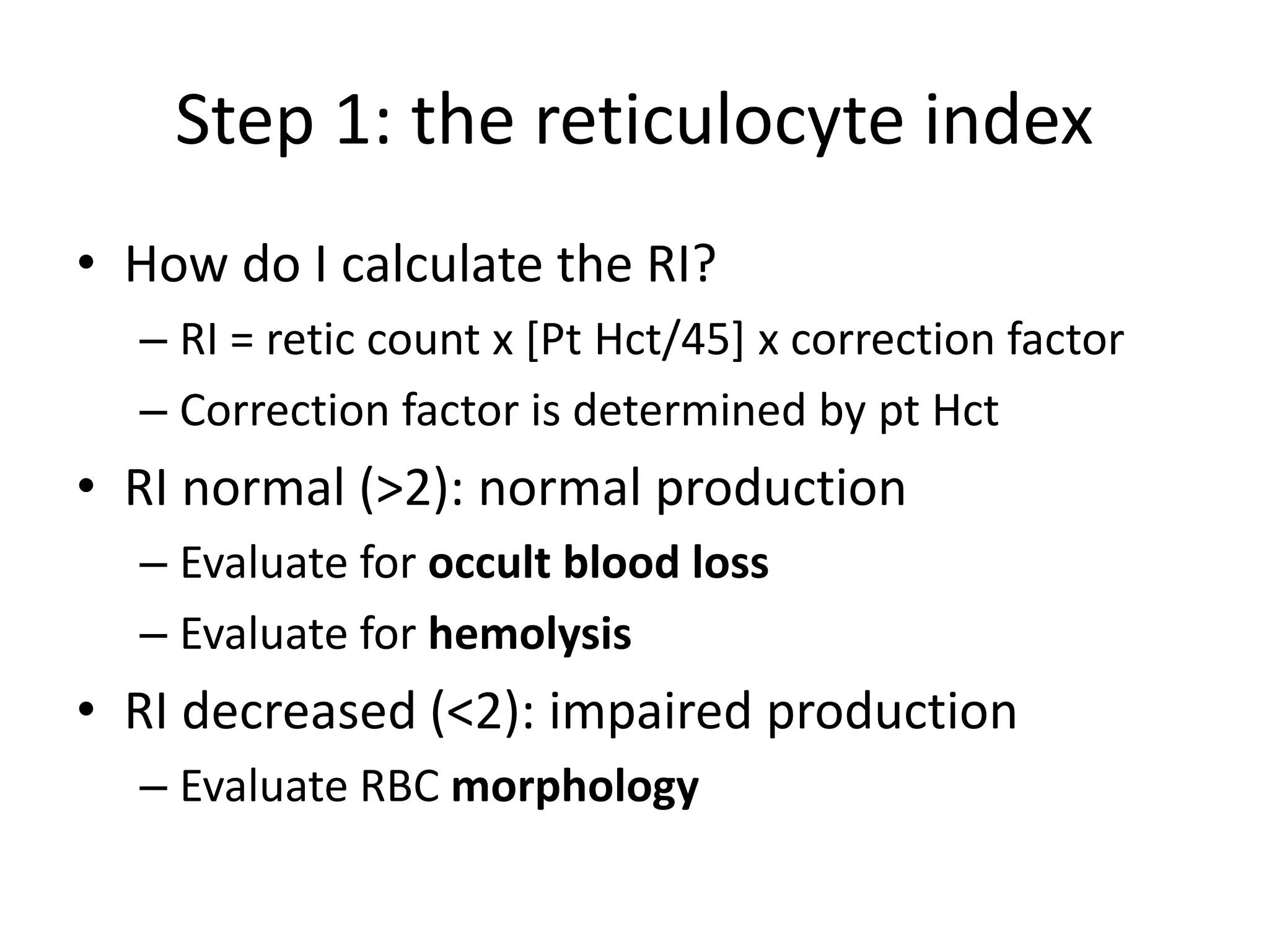 Anemia 101 | PPTX